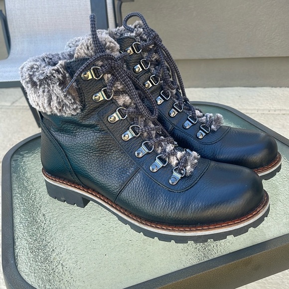 Avellini | Shoes | Like New Avellini Genuine Leather Black Boots Made ...